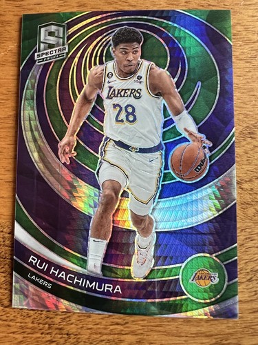 2022-23 Panini Spectra Rui Hachimura Asia Prizm #57 Los Angeles Lakers ...