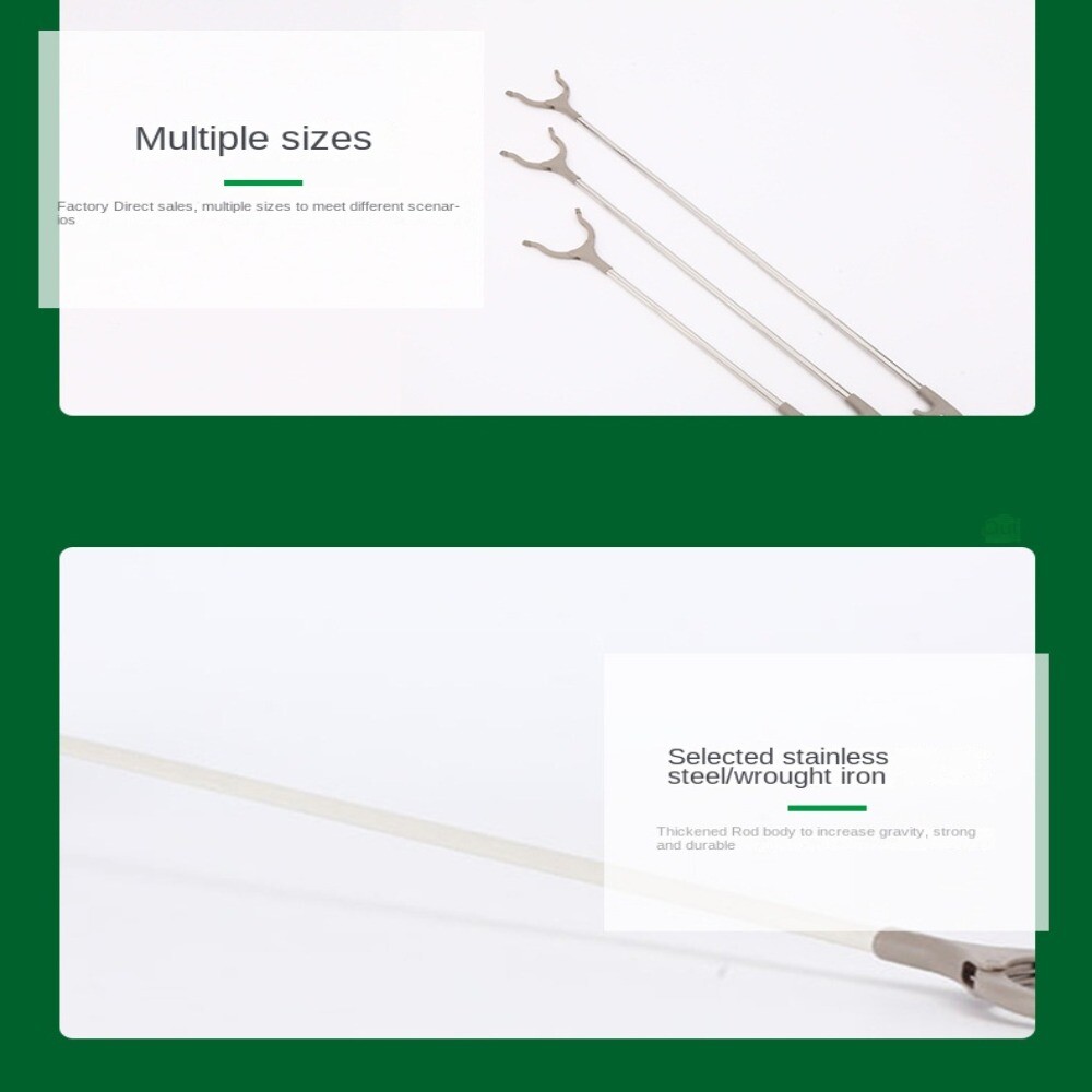 40 cm Garbage Collection Tool Stainless Steel Gripping Tool Outdoor ...