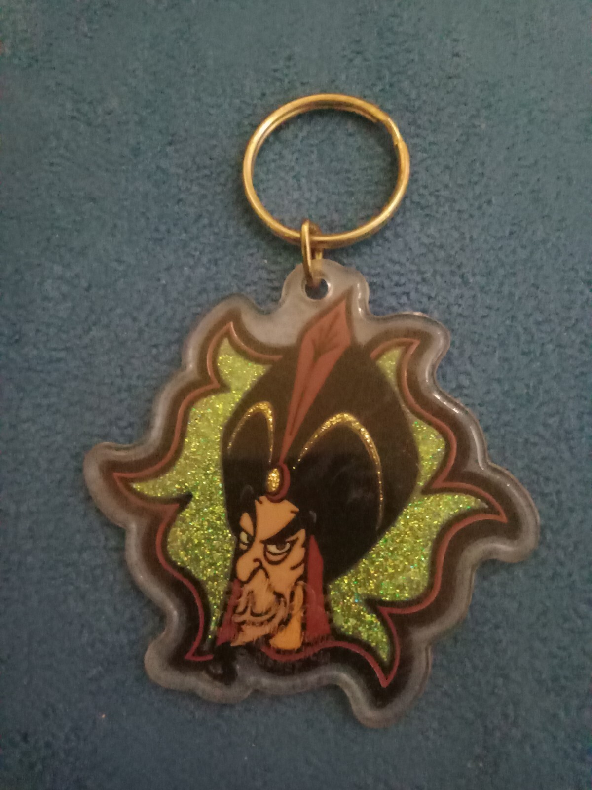 Porte Clé Disney - Jafar - (Aladdin)- Brabo St Lucia Vintage - très bon ...