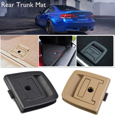 Beige Rear Trunk Mat Carpet Handle with Hole for BMW X5 X6 2006-2013 ...