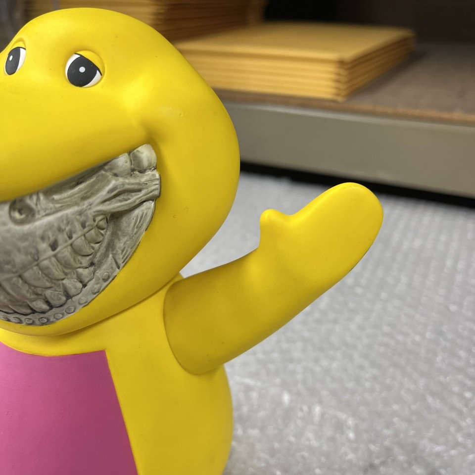Barney Bubble B-Rex Grin Yellow by Ron English x JPS x Made by Monsters ...
