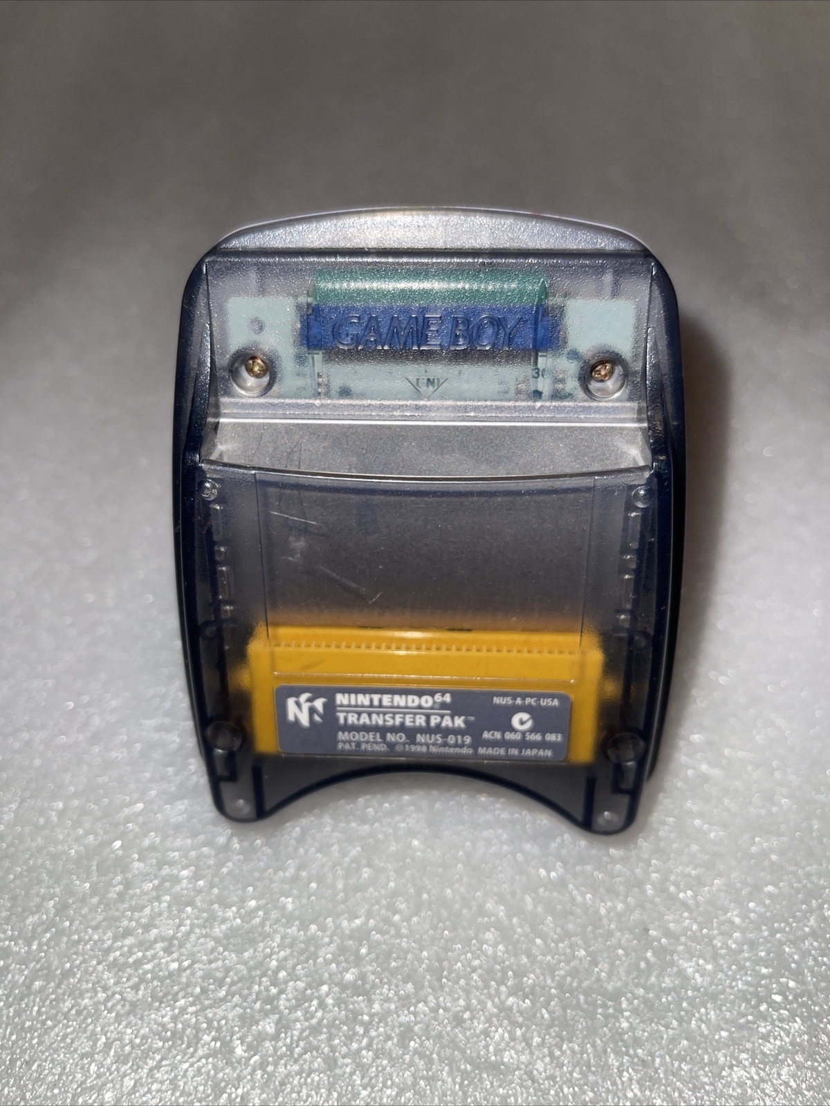 Nintendo 64 N64 Authentic Transfer Pak Pack NUS-019 Gameboy Pokemon ...