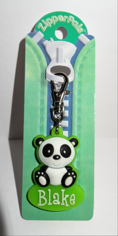 Zipper Pulls Kids Name Tag Zipper Pals ID Charm Backpack Bag Choose ...