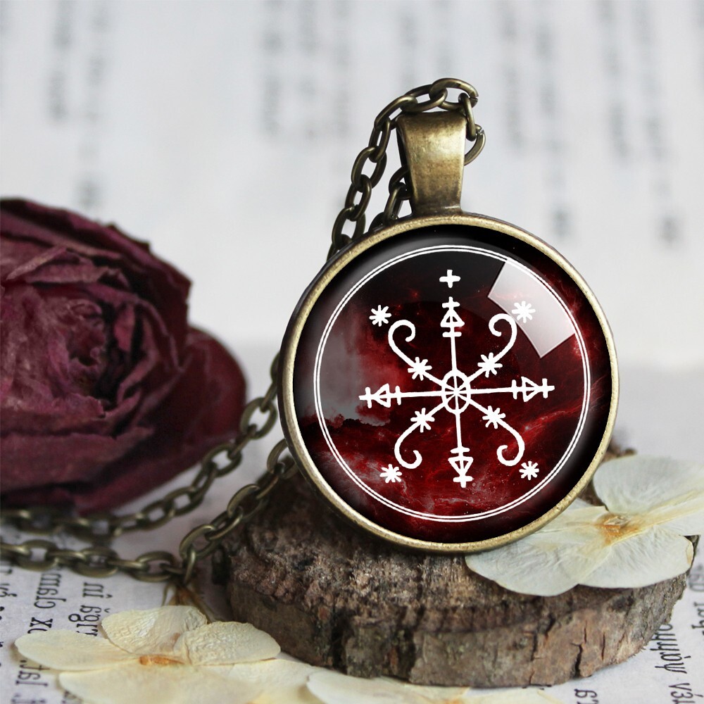 Met Kalfou Kalfu Voodoo Loa Veve Pendant Necklace Talisman Jewelry ...
