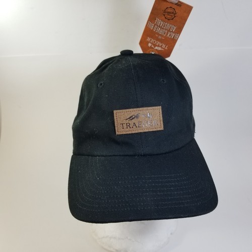 Traeger Trucker Hat Cap Adult Black Strapback BBQ Grilling Mesh ...