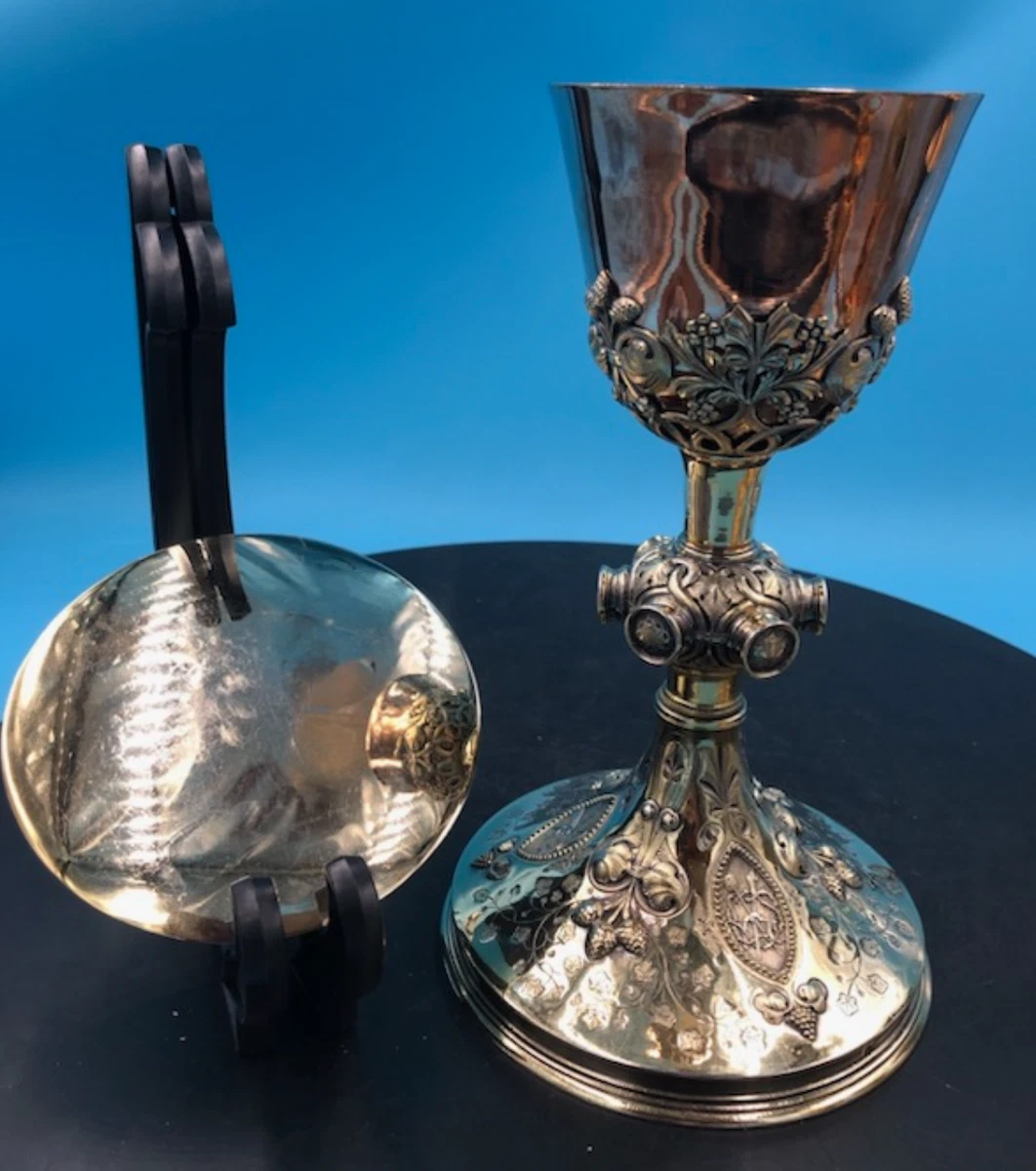 Chalice And Paten On Altar