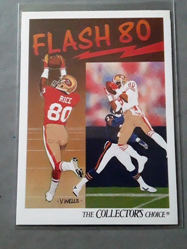 Jerry Rice 1991 Upper Deck #86 San Francisco 49ers Collectors Choice ...