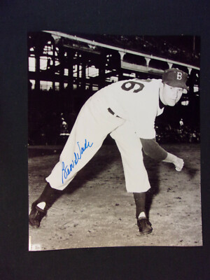 Ben Wade Brooklyn Dodgers Signed 8 x 10 Photo JSA Auction Letter COA ...