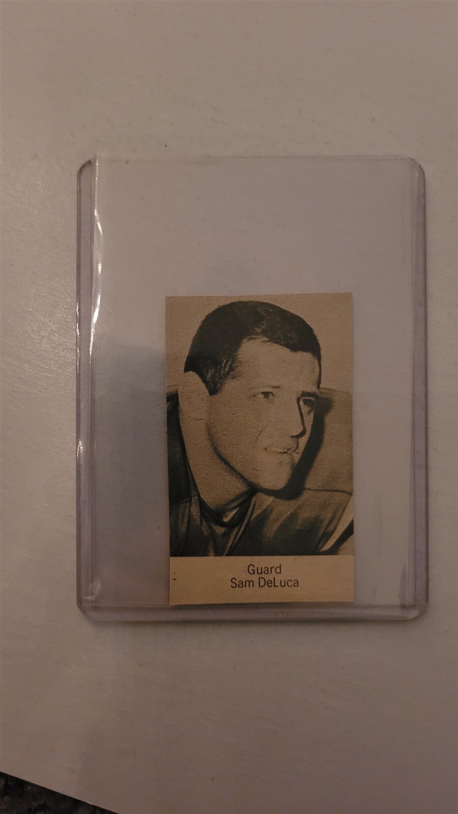 Sam DeLuca New York Jets 1967 TD Football Player Panel | eBay