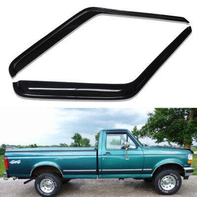 1980-1996 Ford F150 Standard Cab Tape-on Window Vent Visors Sun Rain ...