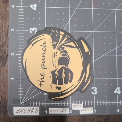 One Punch Man Adult Humor Sticker For Guitar Laptop Phone Skateboard ...