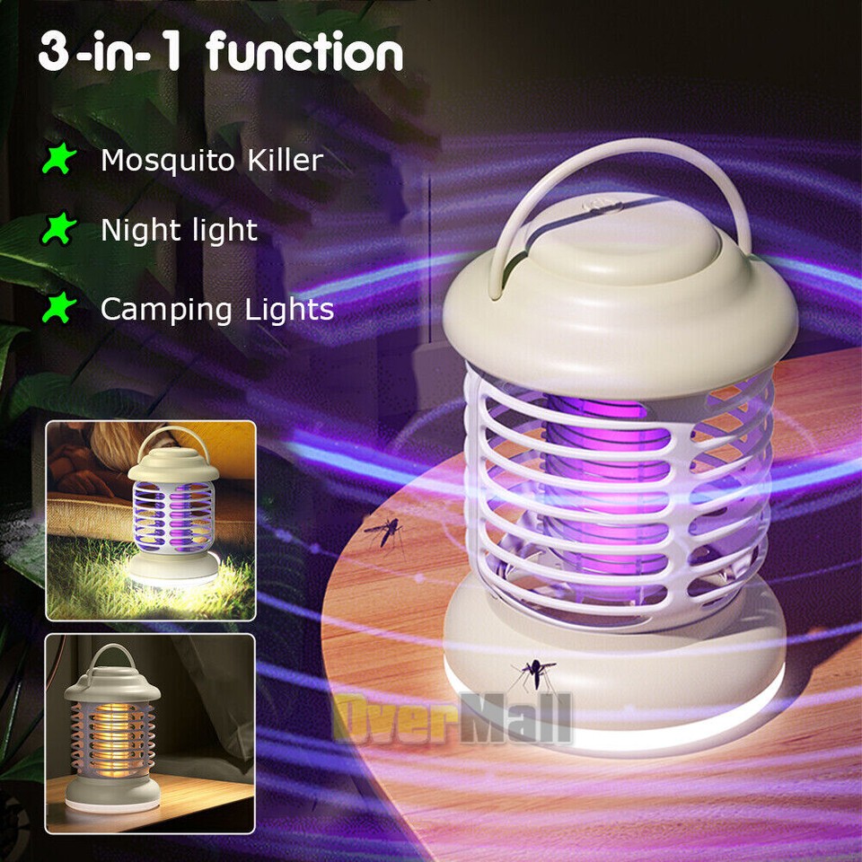 NEW UV Electric Mosquito Fly Bug Insect Zapper Killer Trap Pest Control ...