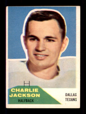 1960 Fleer #25 Charlie Jackson - Crease Free | eBay