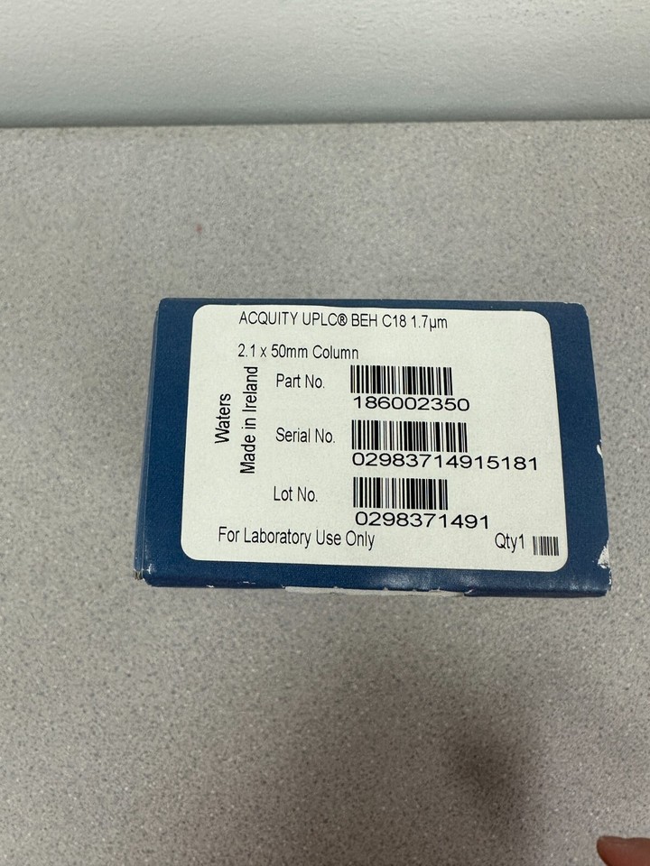 Waters 186002350 ACQUITY UPLC BEH C18 Column, 1.7 µm, 2.1 mm X 50 mm | eBay