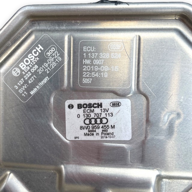 Audi Front Radiator Condenser Cooling Fan OEM 8w0121003 for sale online ...