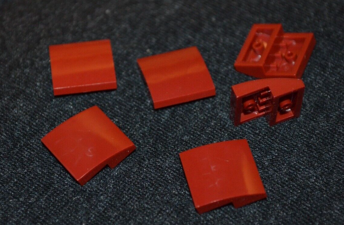 (6) 2x2 Dark Red Rounded Top Bow Bricks - NEW Lego Parts ~ | eBay
