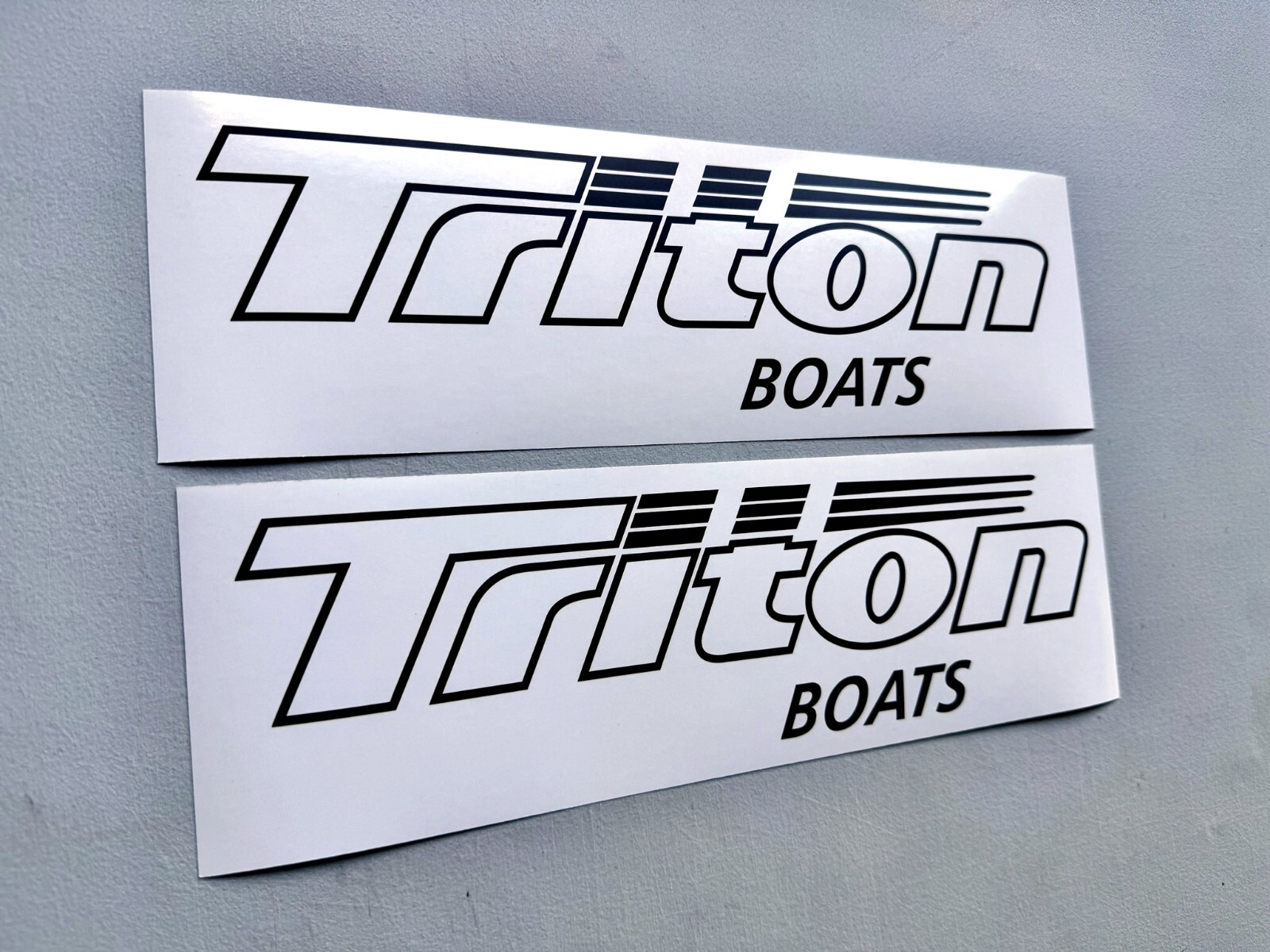 Triton Boat Decals SET OF 2 Vinyl Decal Stickers | eBay