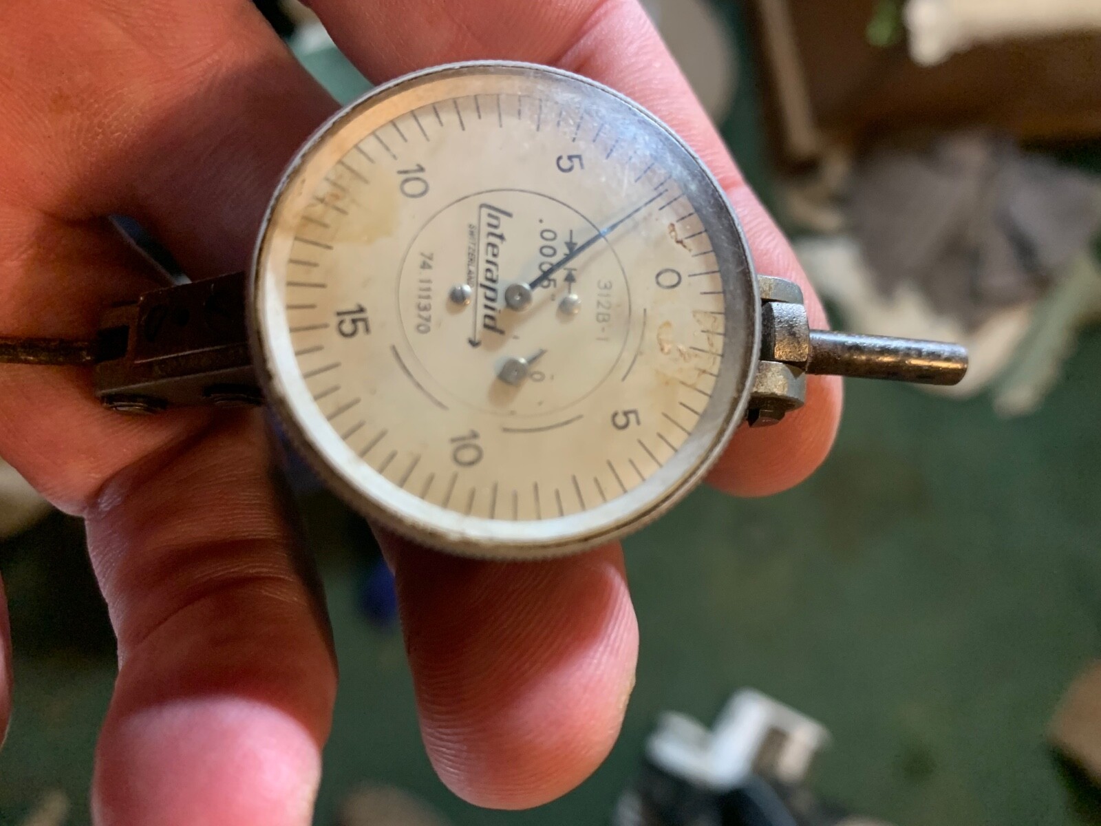 mitutoyo dial indicator .0001 interapid horizontal Swiss test indicator ...