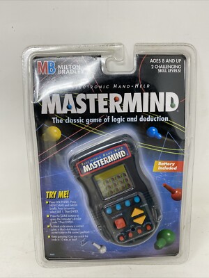 Milton Bradley Mastermind Electronic Hand Held Game 1997 NEW Factory SEALED | eBay