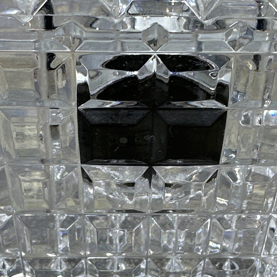 Waterford Crystal Square Bevel Edge Design Small Desk Clock Ireland | eBay