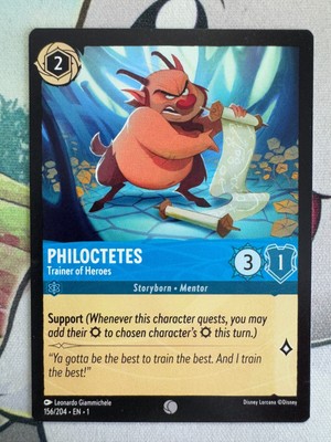 Philoctetes Nonfoil Disney Lorcana TCG DLA831 | eBay