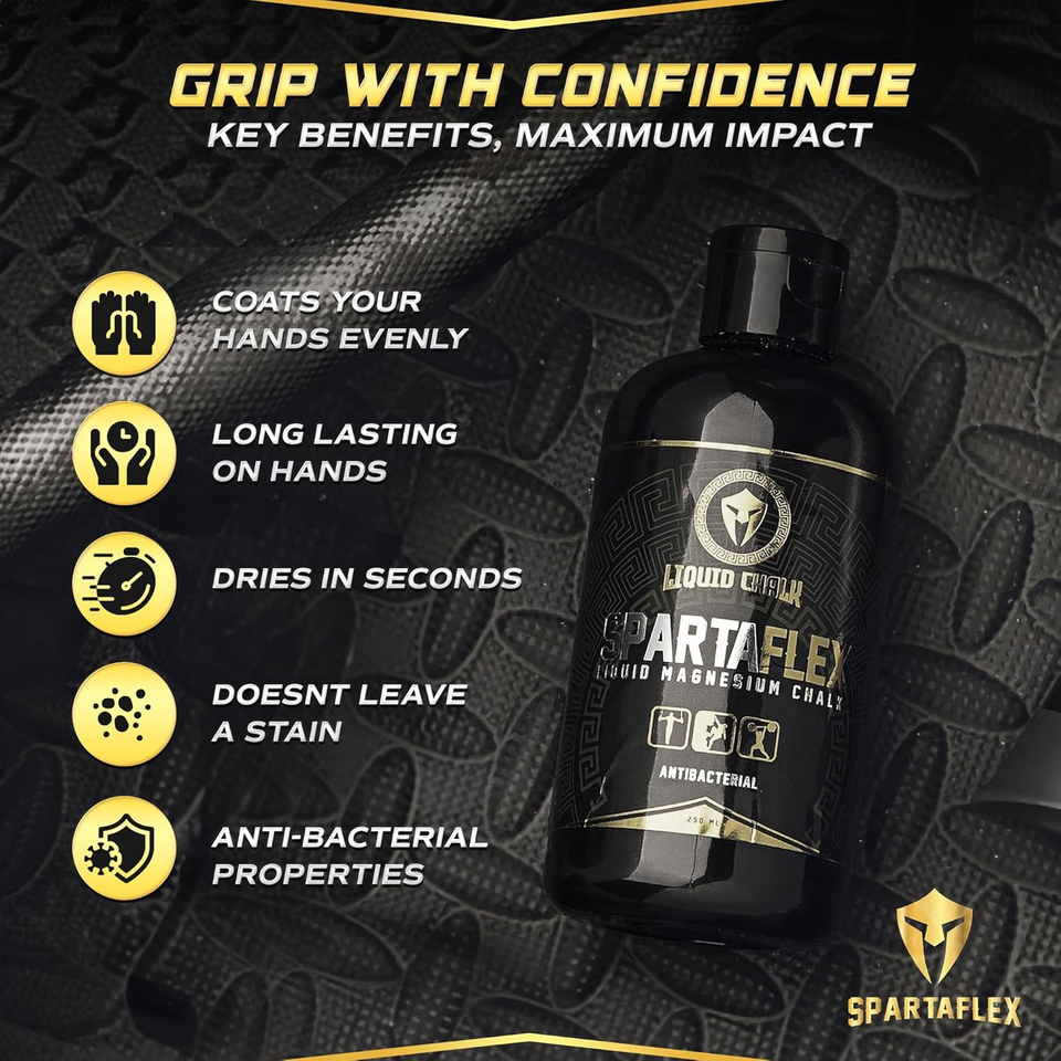 250ml Pro Liquid Chalk for Weightlifting, Rock Climbing, Gym ...