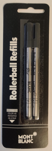 Mont Blanc Rollerball Refills Black Ink Fine NIP | eBay