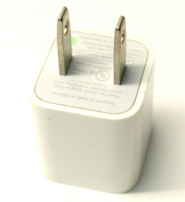 Genuine Apple A1265 AC Power Adapter Phone Charger Output 5V 1A | eBay