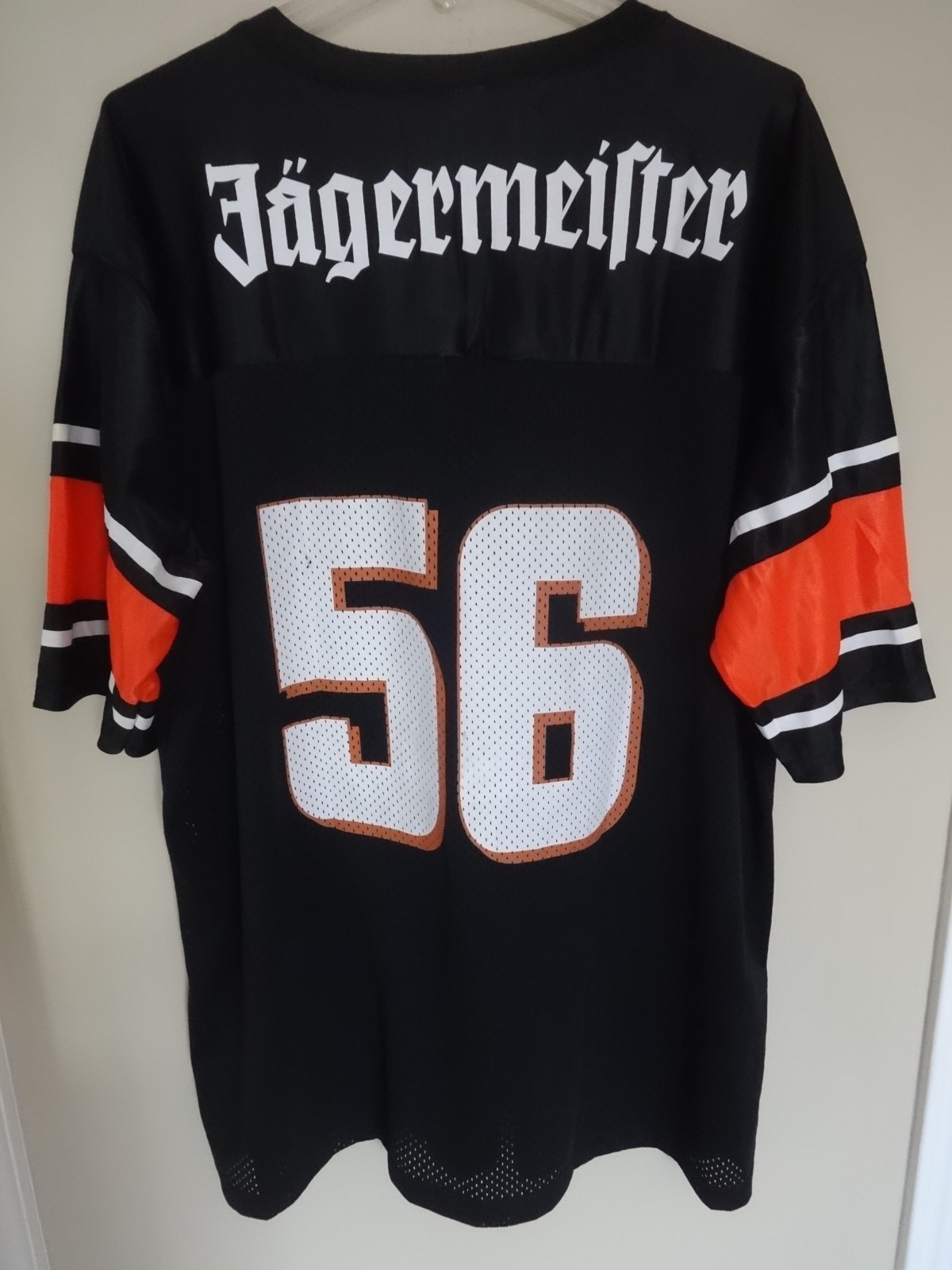EUC Official Merchandise Jagermeister # 56 Mesh Football Jersey Men X ...