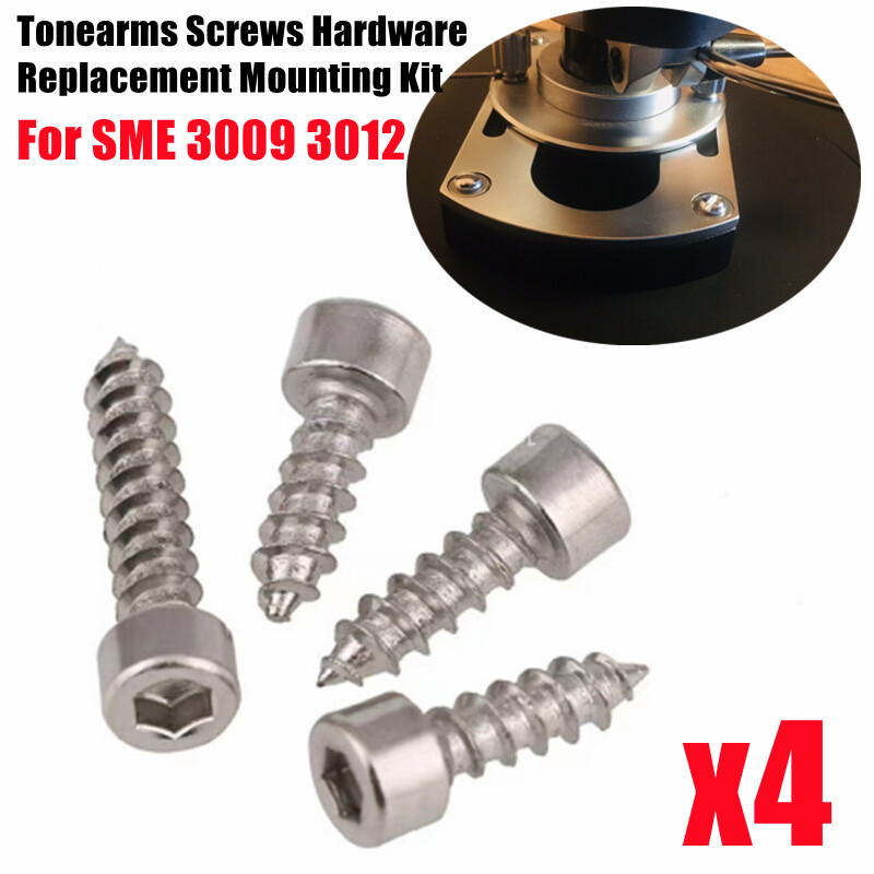 4x M2.4 Tonearm Hardware Mounting Screws Kit For SME 3009 3012 Vinyl ...