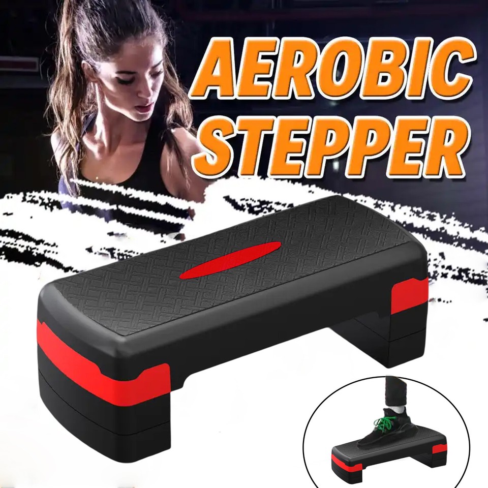 Aerobic Stepper Adjustable Height 2-3-5 Levels Exercise Stepper for ...