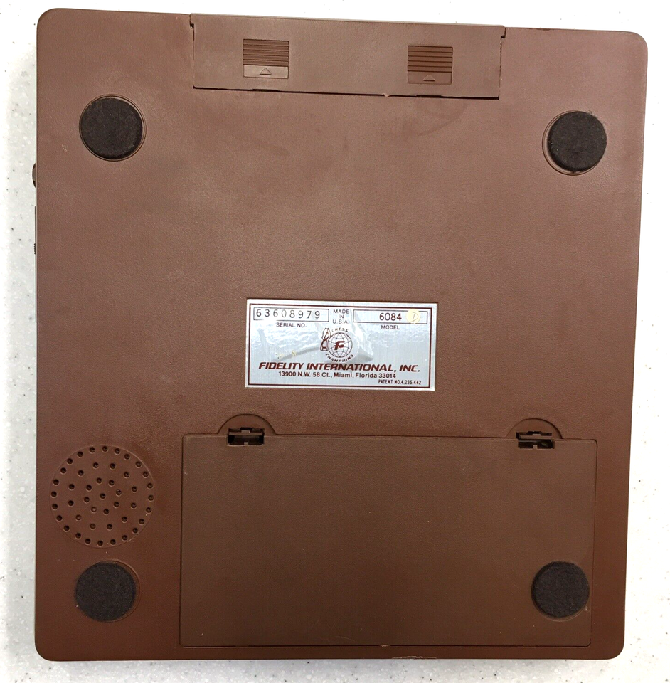 Fidelity Gambit Electronic Chess Challenger Vintage Computer Game 6084 ...