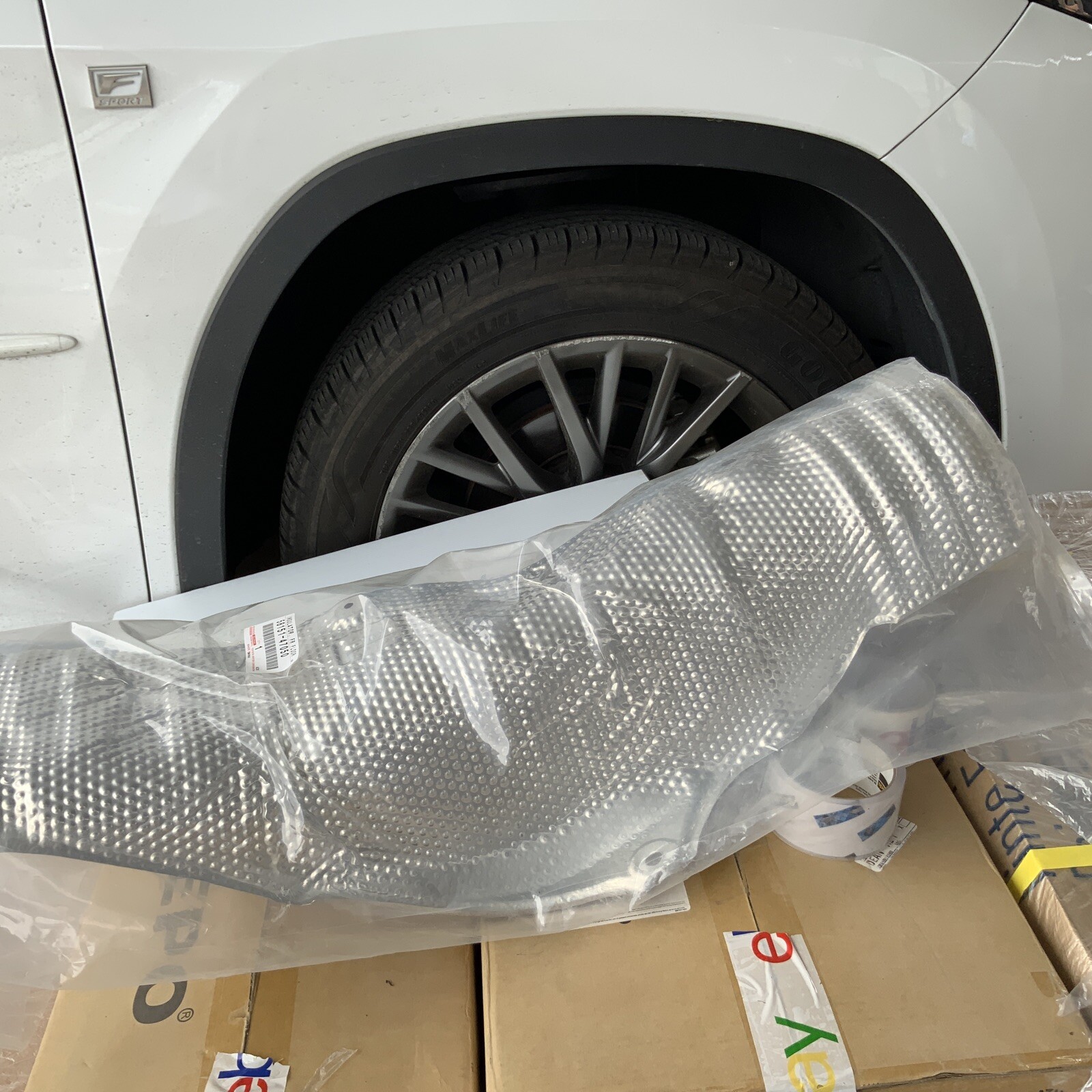 2011-2017 Toyota Prius V Insulator Front Floor Heat Shield | 58151 ...