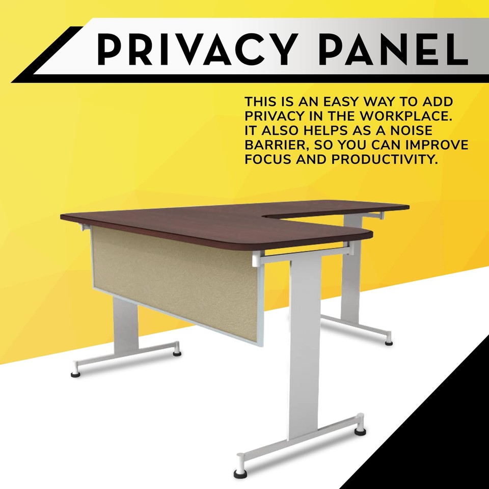 Acoustical Privacy Panel, 24" X 30", Natural | eBay