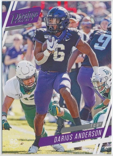 Darius Jones 2020 Chronicles Draft Picks Football Prestige #14 TCU ...