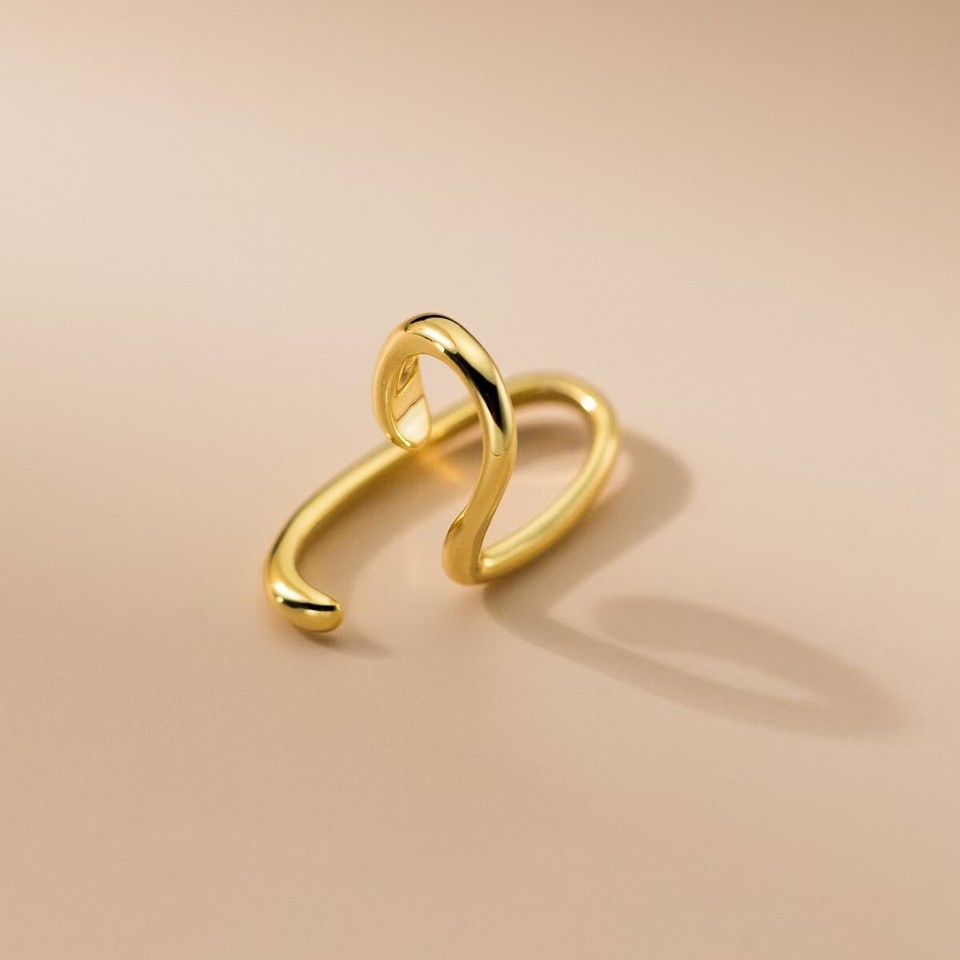 1 Pair Women REAL S925 Sterling Silver Ear Cuff Earring Cartilage Minimalist | eBay