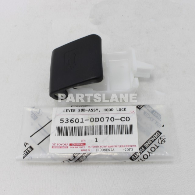 536010D070C0 Genuine Toyota Lever Sub-assy Hood 53601-0d070-c0 for sale ...
