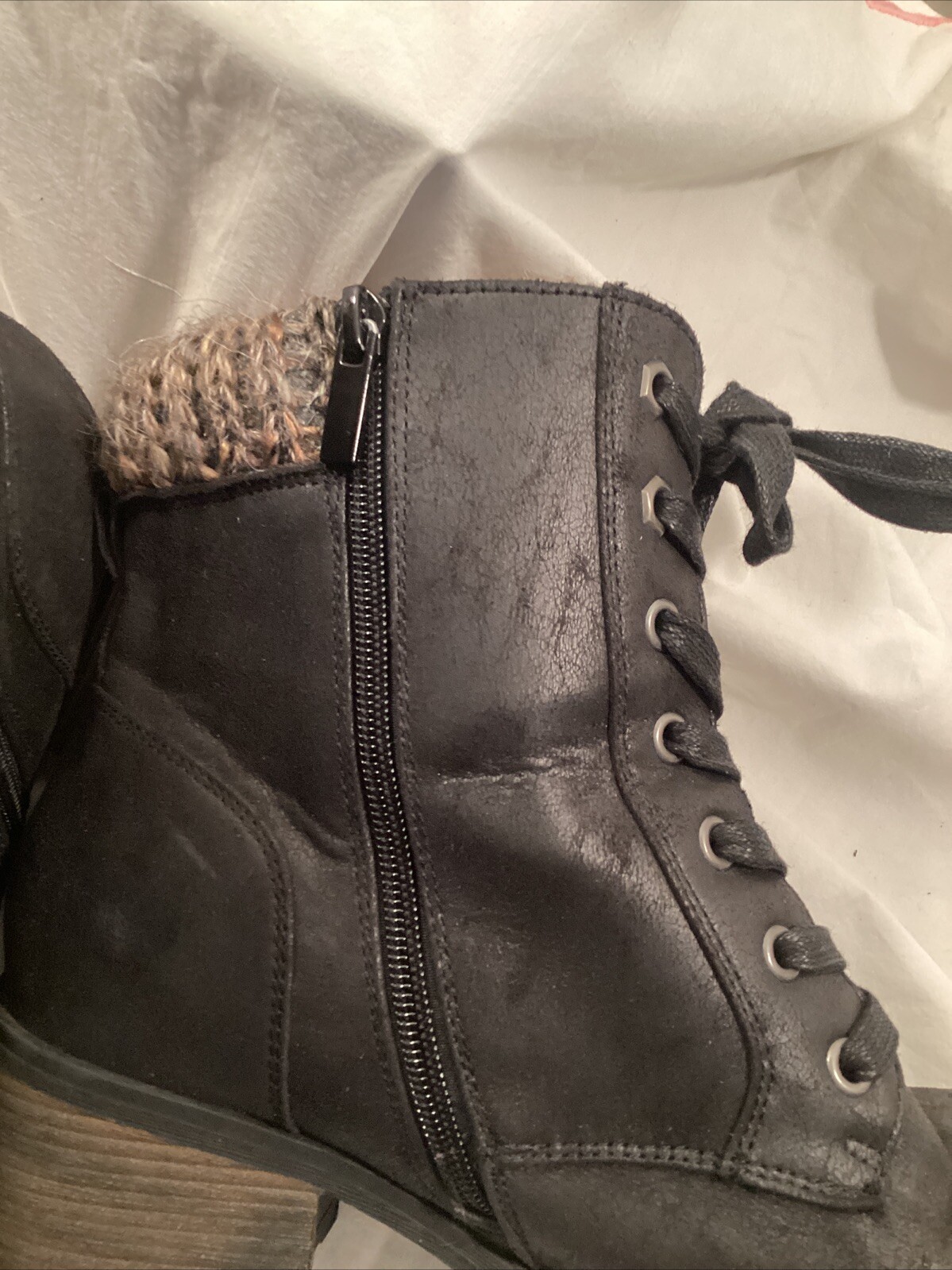 Torrid Women’s Black Combat Boots 10W Platform Black Chunky Tread New ...