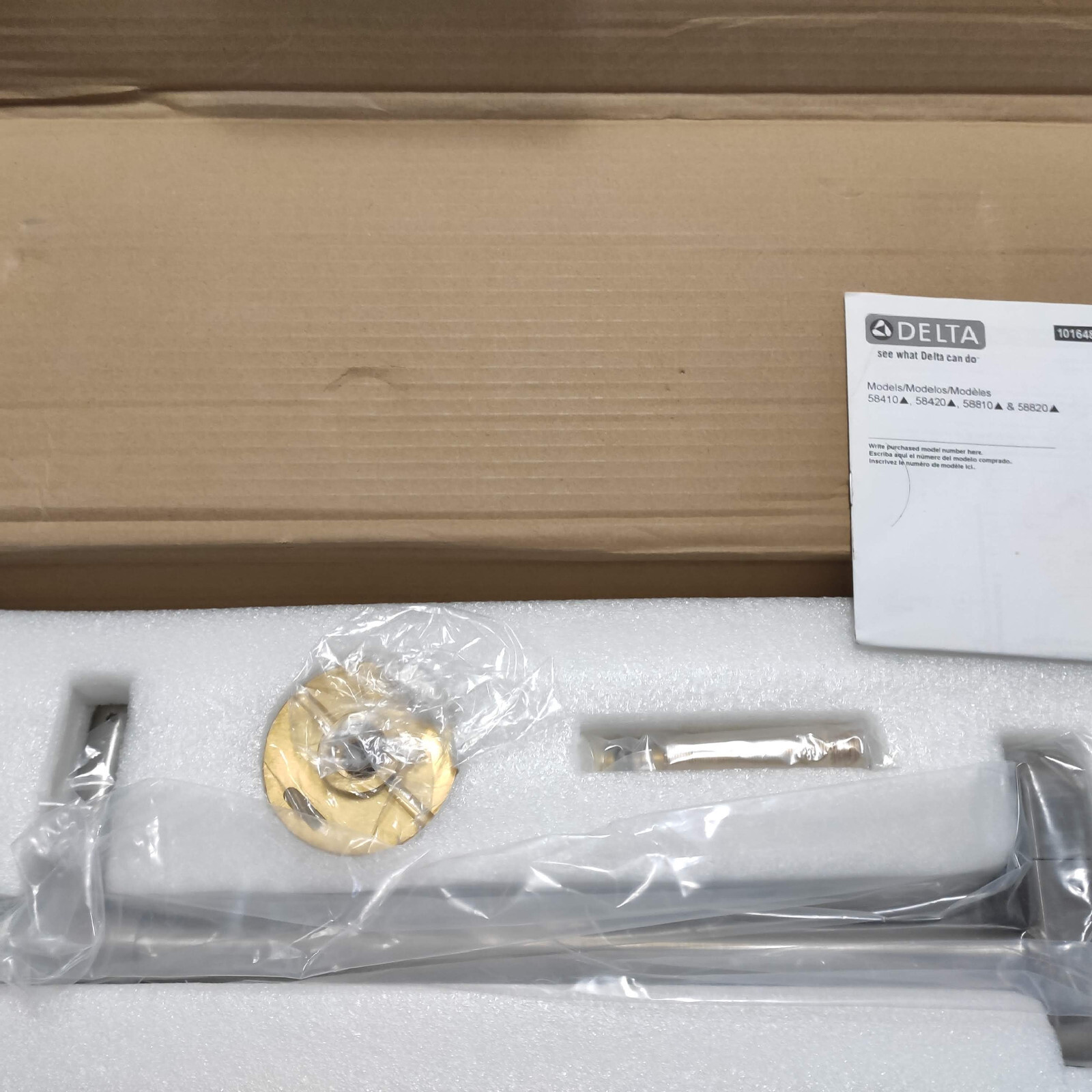 Delta 58820-SS Round Shower Column - Stainless for sale online | eBay