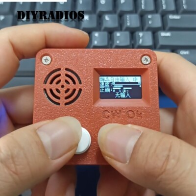 3D Printed Morse Code Trainer 0.96-inch OLED Screen Dual-paddle ...