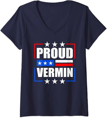 Proud Vermin Ladies' V-Neck Tshirt | eBay