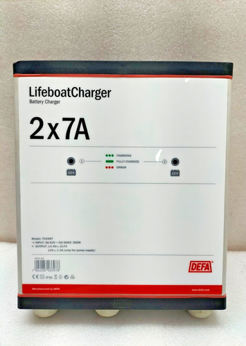DEFA 2x7A Lifeboat Battery Charger. Model 703397. Made in Norway for ...
