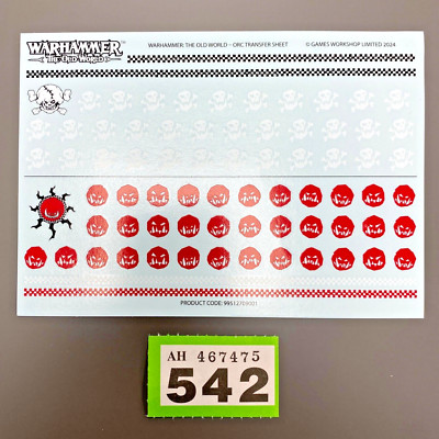 ORC BOYZ SHIELDS DECALS SHEET ORCS & GOBLINS WARHAMMER OLD WORLD ...