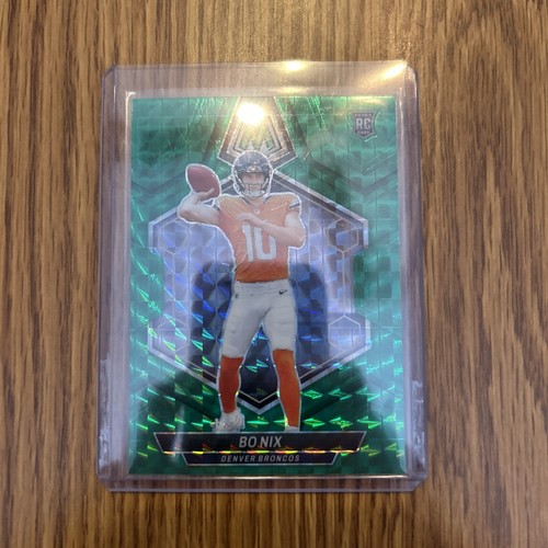 2024 Panini Mosaic - Rookies Green Mosaic Prizm #312 Bo Nix (RC) | eBay