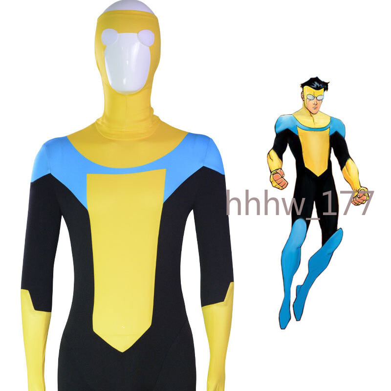 Anime Invincible Cosplay Mark Grayson Costume Halloween Jumpsuit Suit ...
