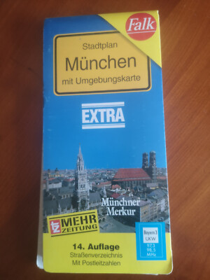 Falk Stadtplan Extra Standardfaltung München, 14. Auflage (1998 / 1999 ...