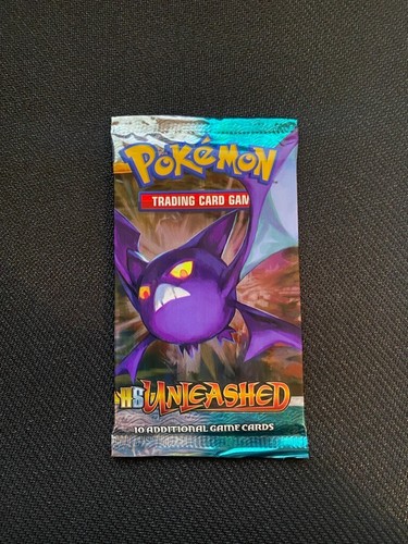 Pokemon HGSS Unleashed SEALED NEW Booster Pack Crobat Art Heartgold ...
