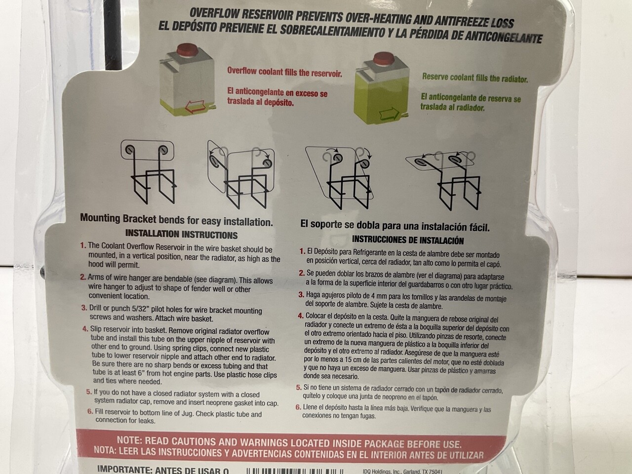 Interdynamics BVR-4 Big Vehicle Coolant Return System Coolant Overflow ...