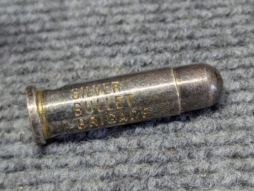 Vintage Silver Bullet Brigade America's NRA Charlton Heston Keychain ...