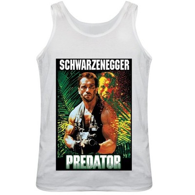 Predator Film Poster Regular Fitted White Vest Top | eBay
